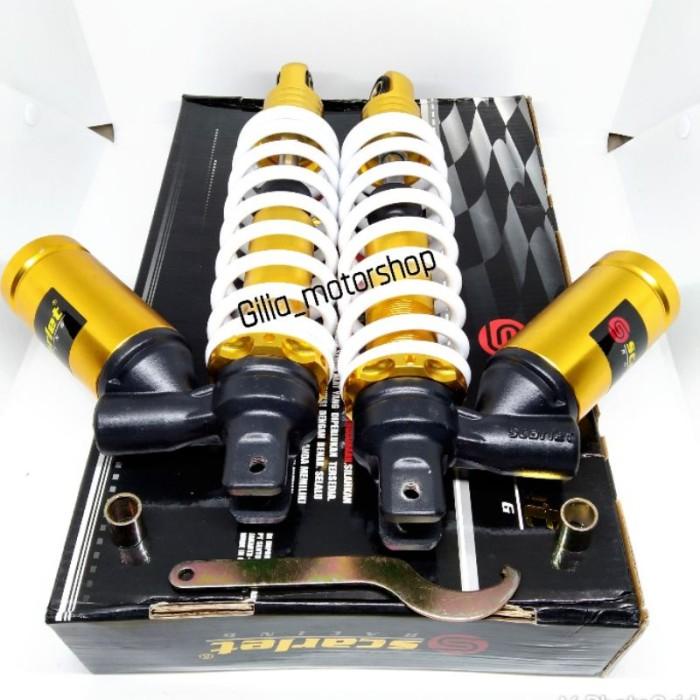 Jual SHOCKBREAKER SHOCK TABUNG BAWAHORINAL 285MM PUTIH MOTOR NOUVO ...