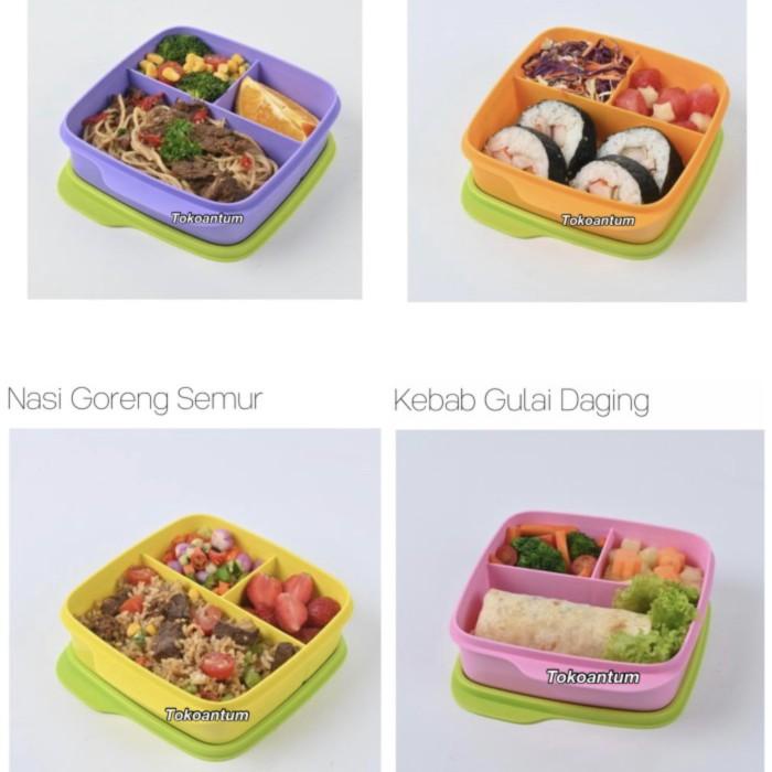 Jual TEMPAT MAKAN BERSEKAT TUPPERWARE LUNCH BOX KOTAK BEKAL LOLLY TUP ...
