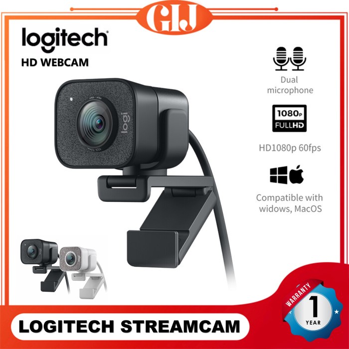 Jual Logitech StreamCam Stream Cam Full HD USB-C Webcam | Shopee Indonesia