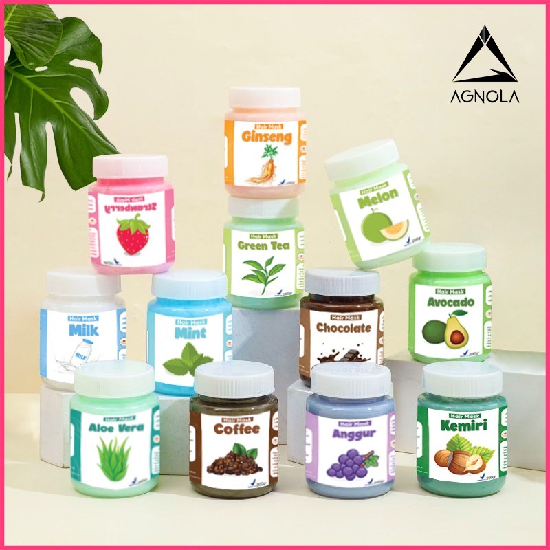 Jual Agnola Hair mask Masker Rambut 200gr BPOM | Shopee Indonesia