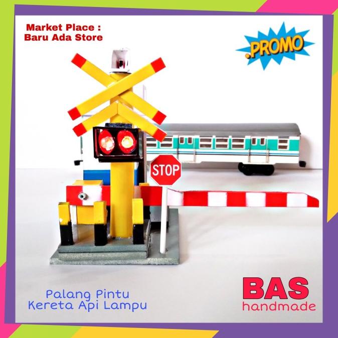 Jual PROMO MINIATUR PALANG PINTU KERETA API MAINAN EDUKASI MAINAN ANAK ...