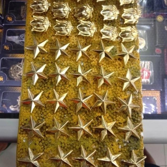 Jual Pin Bintang Dan Melati - Pin Melati Dan Bintang Pangkat Kerah Dan ...