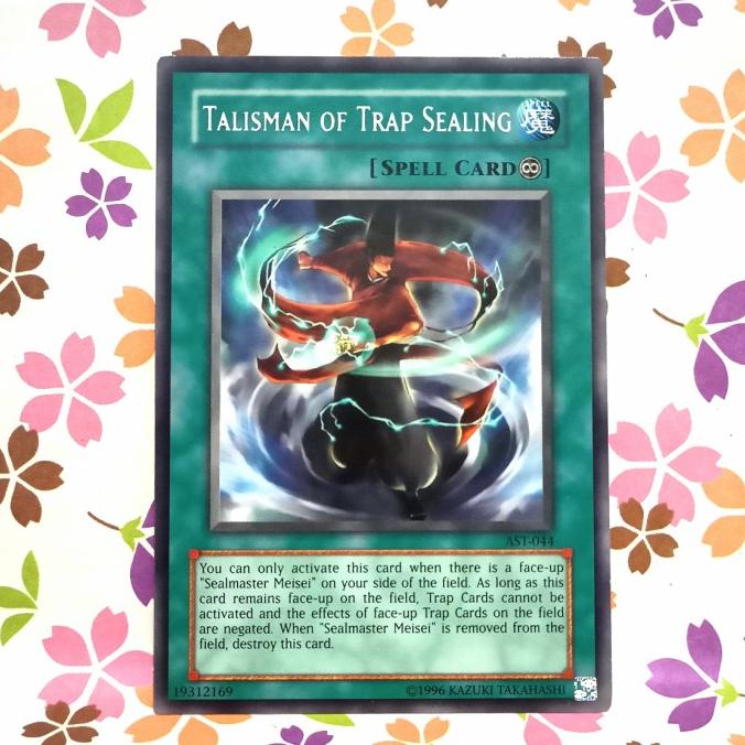 Jual yugioh tcg Talisman of Trap Sealing AST-044 Rare Unlimited | Shopee Indonesia
