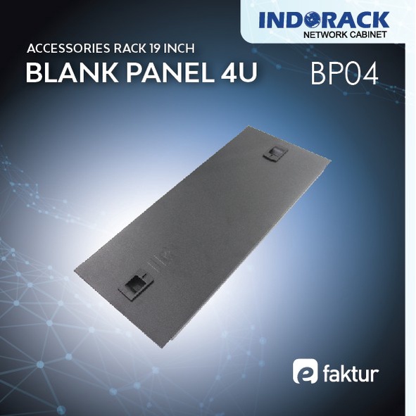 Jual BP04 - BLANK PANEL 4U 19" - INDORACK | Shopee Indonesia