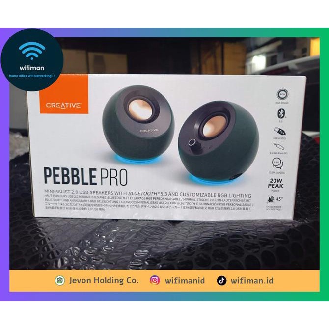 Jual Creative Pebble Pro RGB Bluetooth 5.3 Speaker 2.0 USB C PC Laptop ...