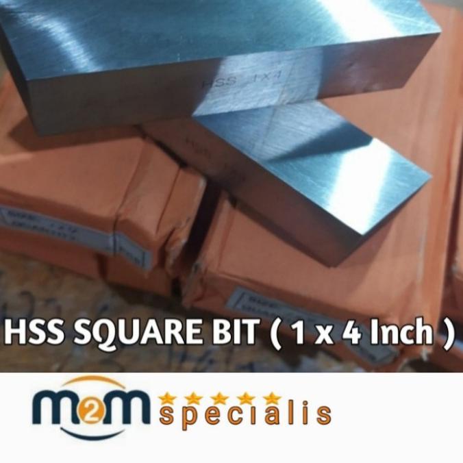 Jual MATA PISAU PAHAT BUBUT HSS 1 x 4 INCH SQUARE TOOL BIT HSS 25 x 100 ...
