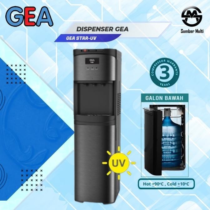 Jual DISPENSER GEA STAR DISPENSER 3 TOMBOL GALON BAWAH | Shopee Indonesia