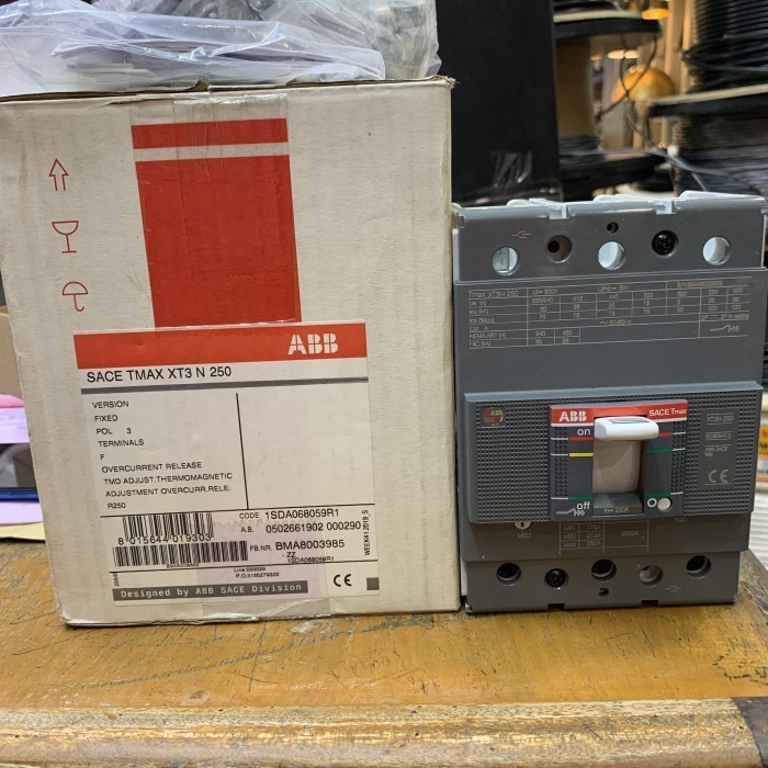 Jual Original Breker Abb Sace Tmax Xt3 N 250 / Mccb Abb 3P 250A Limited | Shopee Indonesia