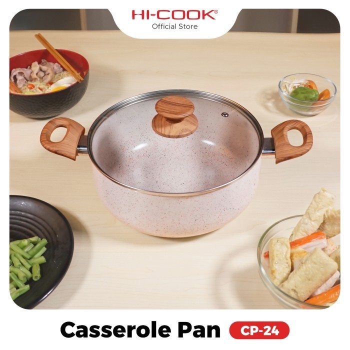 Jual [New Ori] Hi-Cook Panci Casserole/Casserole Pan Cp-24 Panci Non ...