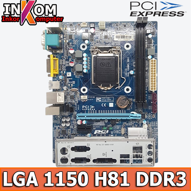 Jual Mobo Motherboard H81 LGA 1150 DDR3 PCI Oem | Shopee Indonesia