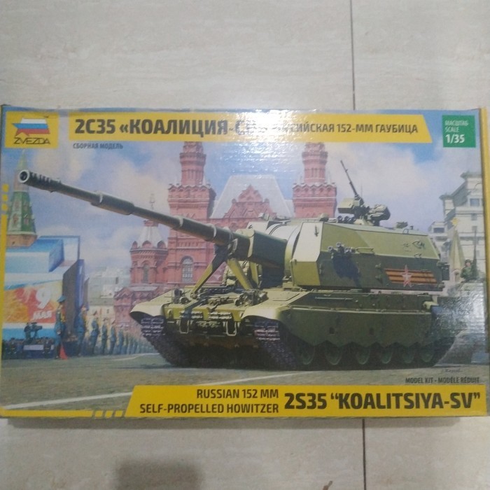 Jual [Original] Tank152Mm Self Propelled Howitzer Msta S 1/35 Model Kit ...