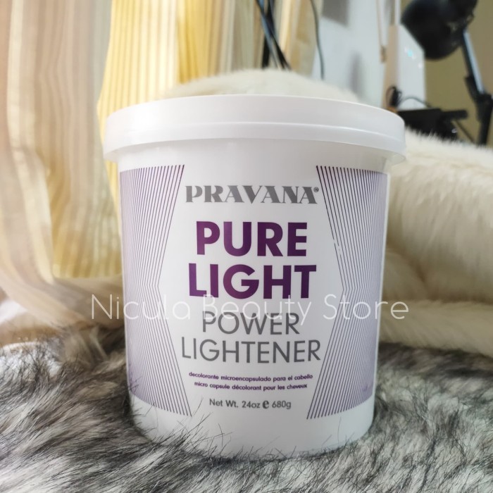 Jual PRAVANA PURE LIGHT POWER LIGHTENER BLEACH/BLEACHING POWDER 100GR ...