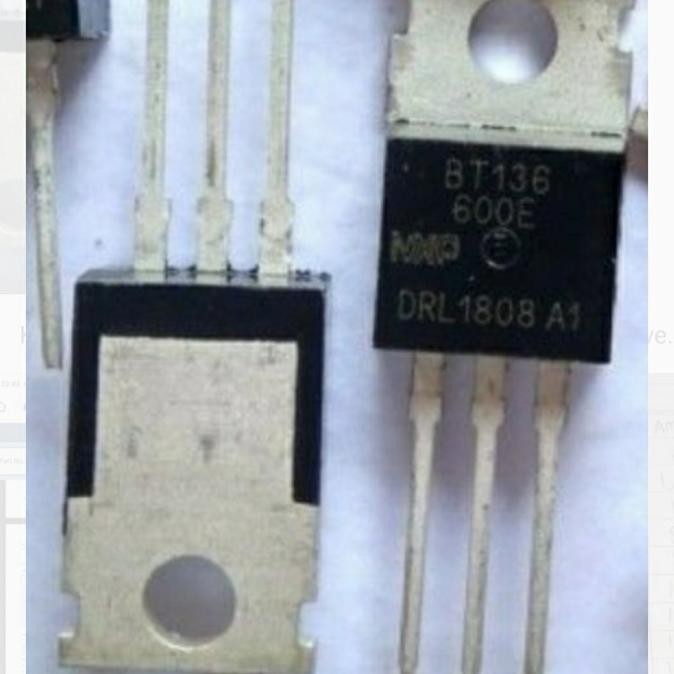 Jual Update TRIAC Transistor BT136 NXP Mosfet BT 136 ,600E 25a 600v 600 ...