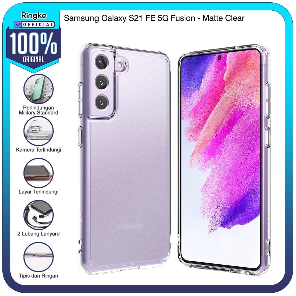 Jual Ringke Samsung Galaxy S21 FE Fusion Casing Tahan Banting Matte ...