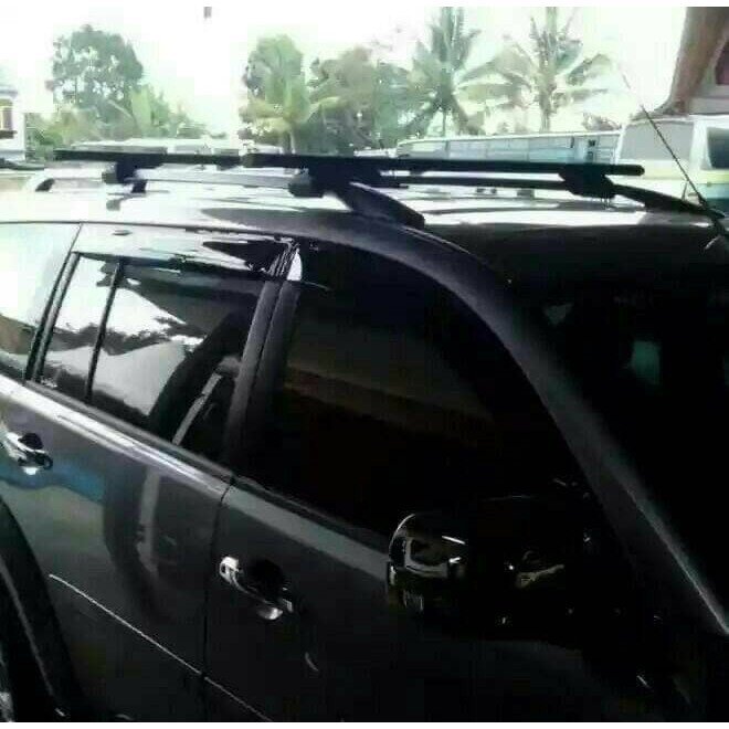 Jual [Ori] Crossbar / Sport Rack / Roof Rack Jepit Roof Rail / Rel Rush ...