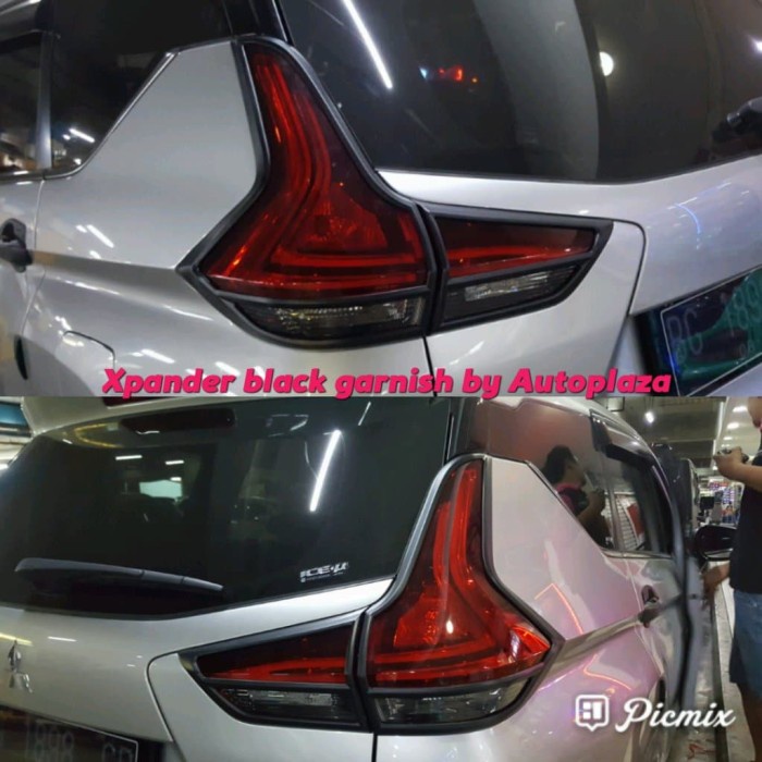 Jual [Ori] Mitsubishi Xpander Black Garnish Xpander Garnish Hitam Dop ...