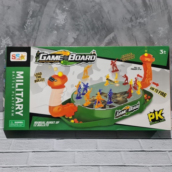 Jual Mainan Duel Dinosaurus & Military Shooting Game Battle Ard Dino ...