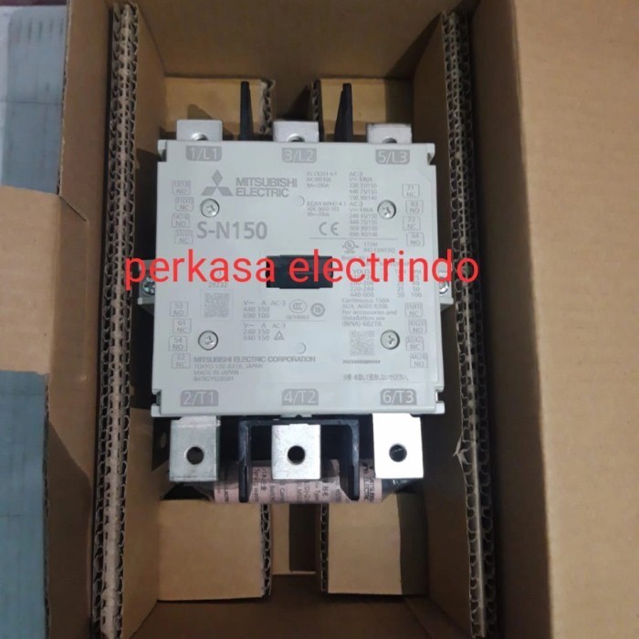 Jual [Baru] Contactor Mitsubishi S-N150 Kontaktor Sn-150 220V Ac ...
