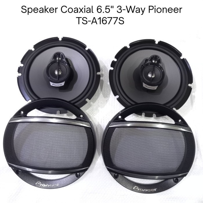 Jual [Baru] Speaker Coaxial Pioneer Ts-A1677S 6.5 Inch 3-Way With Adapter Terbaru | Shopee Indonesia