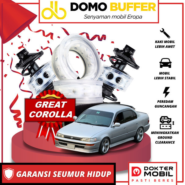 Jual [Original] Domo Buffer Mobil Great Corolla Peredam Guncangan Stabilizer Universal Terbatas ...