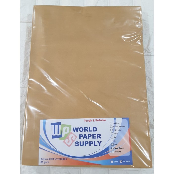 Jual Amplop Ukuran Map Super Wps | Shopee Indonesia