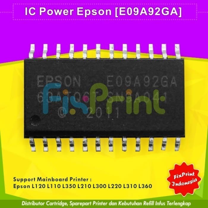 Jual Ic Power Epson E09A92Ga Ic6 Mainboard Printer L110 L120 L130 L210 L220 Best | Shopee Indonesia