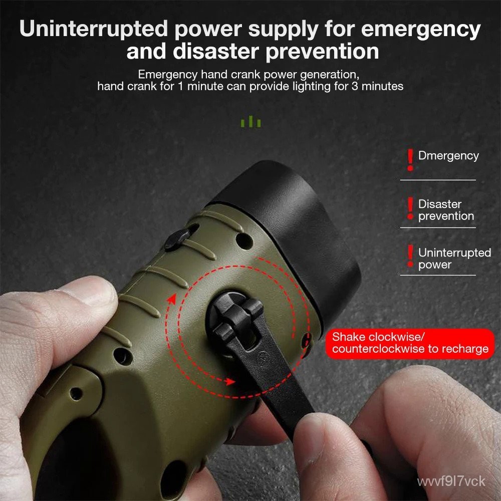 Jual Senter LED Tenaga Surya, Engkol Tangan Peralatan Bertahan Hidup ...