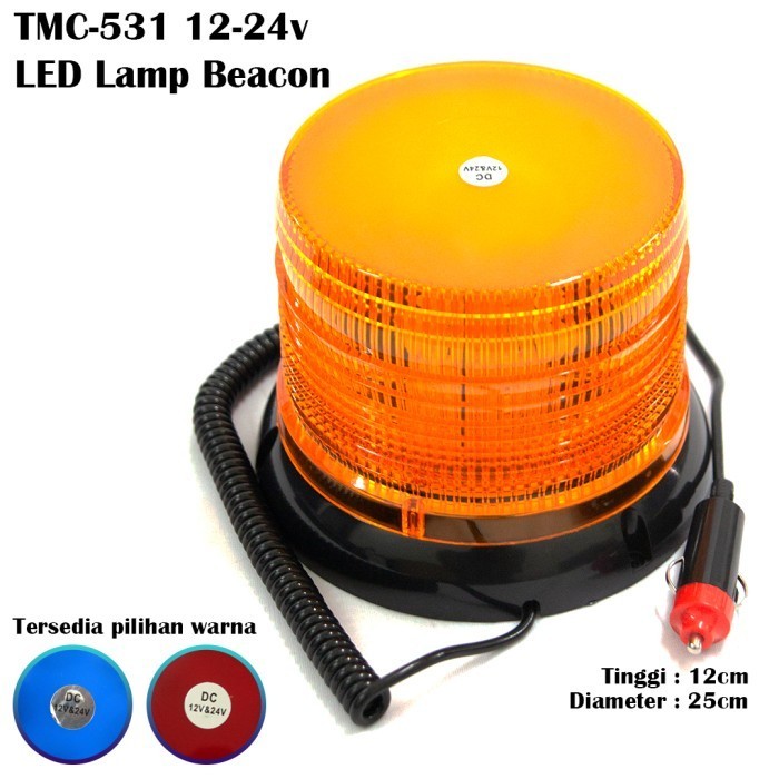 Jual Warning Light Rotary Lamp 531 Lampu Ambulan/ Proyek Putar Ac 220V ...