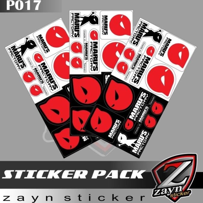 Jual New!! Sticker Pack Stiker Vespa Scooter Marus Factory + Cutting ...