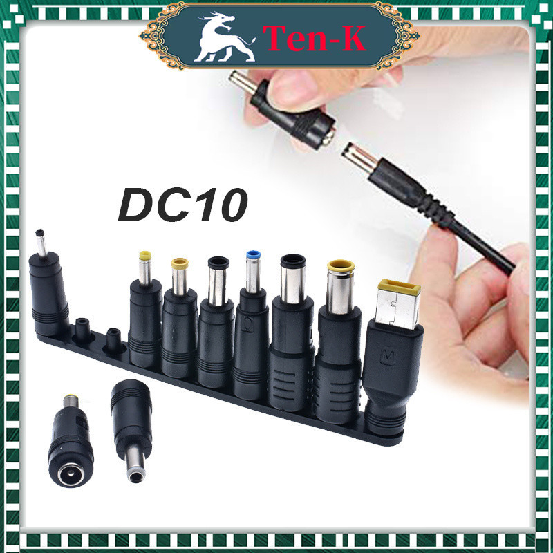 Jual Adapter Konverter Charger Laptop 10 In 1 Universal Jack Laptop DC ...