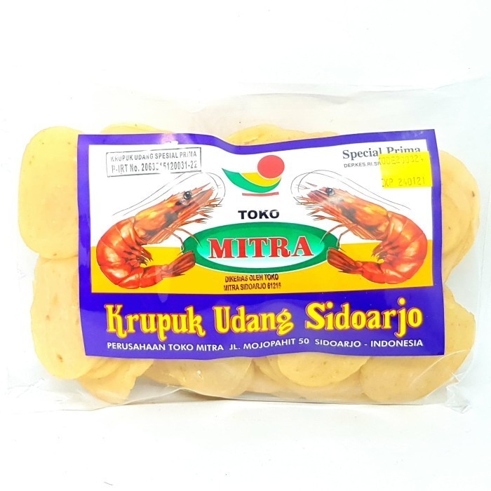 Jual best produk] MITRA KERUPUK UDANG PRIMA 500gr KRUPUK SHRIMP OLEH ...