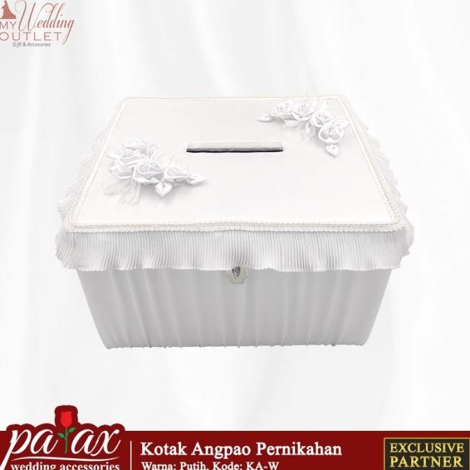Jual Kotak Uang Angpao Pernikahan - Putih ( Tempat Amplop Resepsi ...