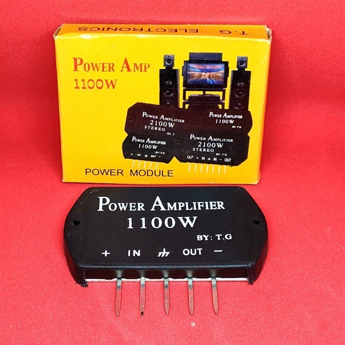 Jual 1100 POWER STK PACK AMP MONO 100W MOSFET GAIN CLONE VINTAGE ...