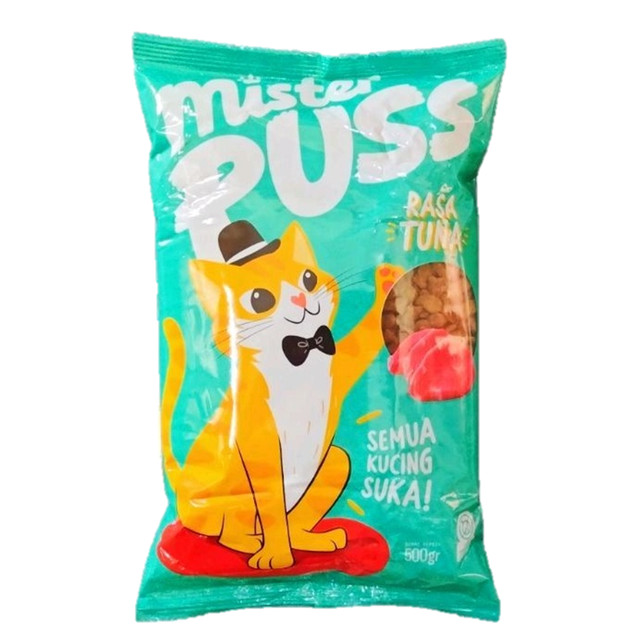 Jual Mister Puss MAKANAN KUCING TUNA 500 Gr Paket 5 Pcs Freshpack ...