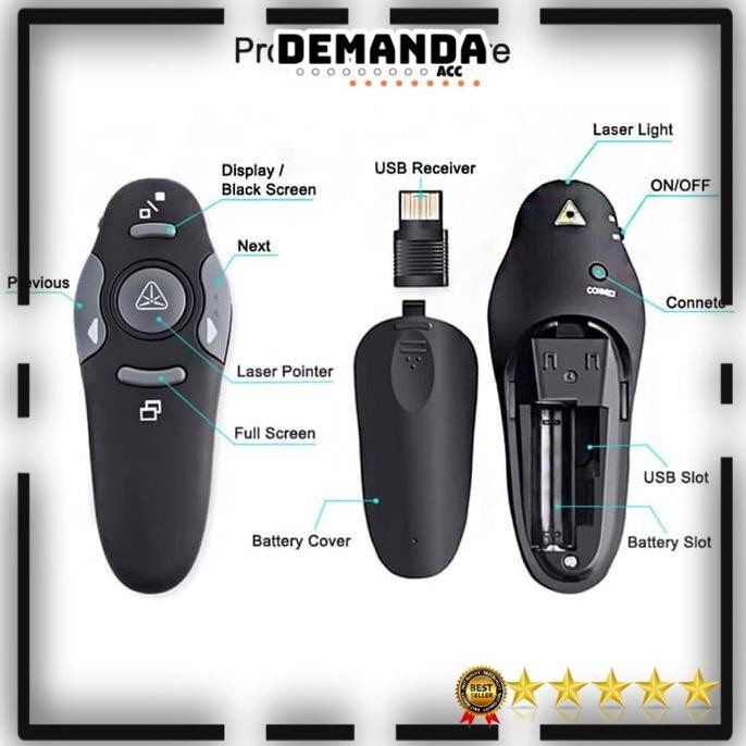 Jual Promo Tahun Baru Laser Pointer / Wireless Presenter / Pointer ...