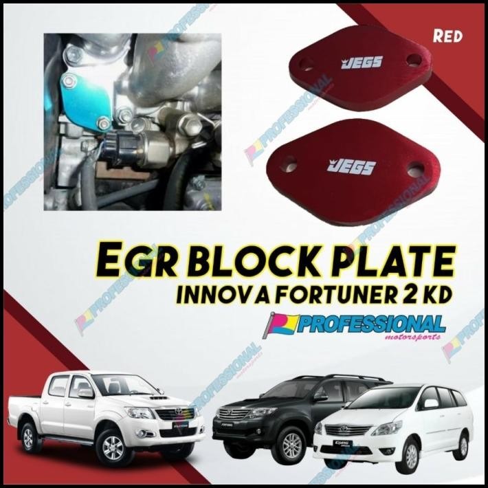 Jual DISKON TUTUP EGR BLOCK EGR PLATE TOYOTA GRAND INNOVA FORTUNER VNT ...