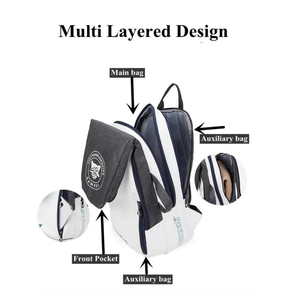 Jual Sport!! Tas Tenis Ransel Pure Backpack Tennis Bag Sanxdi Purple ...