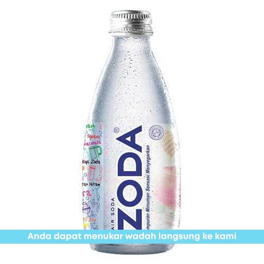 Jual Zoda Air Soda 250 ml + Botol Kaca | Shopee Indonesia
