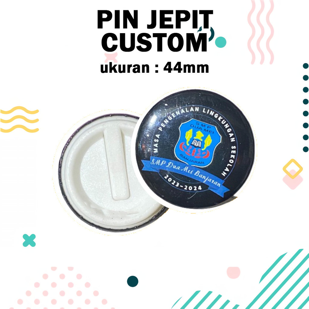 Jual Pin Jepit Custom Full Print 44mm | Shopee Indonesia