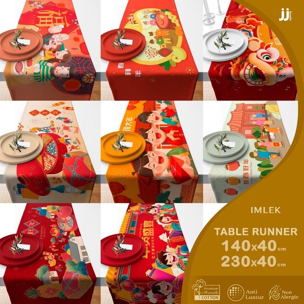 Jual "Cashback Cepat" TABLE RUNNER TAPLAK MEJA EDISI IMLEK CNY CHINESE ...