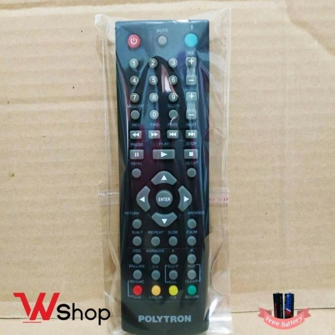 Jual Remot Dvd Player Usb Bluetooth Polytron Original | Shopee Indonesia
