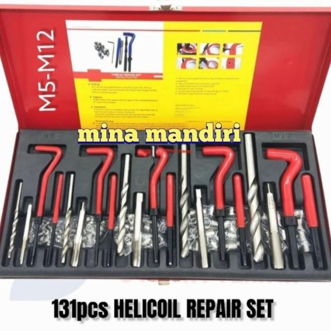 Jual Recoil Set Baut 8 10 12 14 17. M5 M6 M8 M10 M12 Set Tap Bor Handle ...