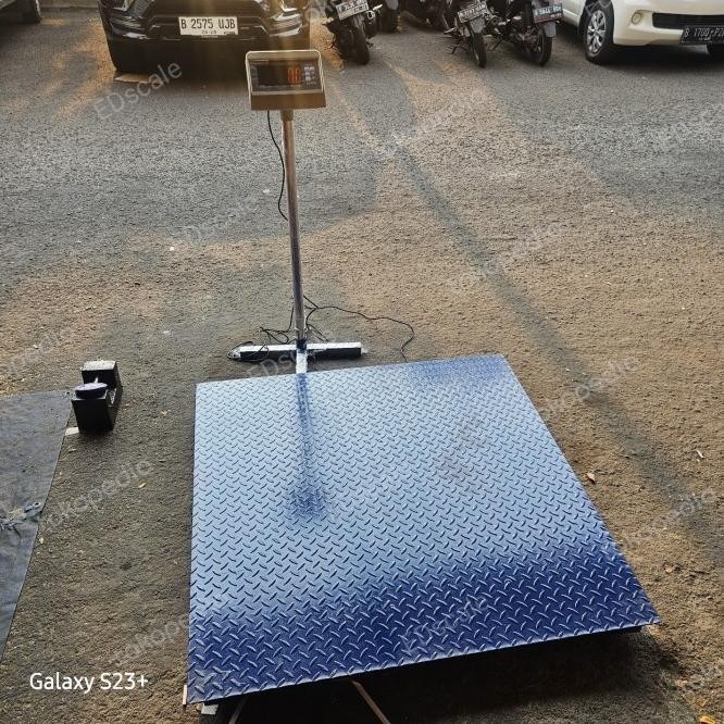 Jual Timbangan Lantai / Industry Sonic N1-7 Kap 1T - 3T - 1,2M X 1,2M | Shopee Indonesia