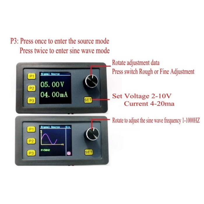 Jual READY Analog Simulator 3in1 for 2-10V, 4-20mA & Signal Generator ...