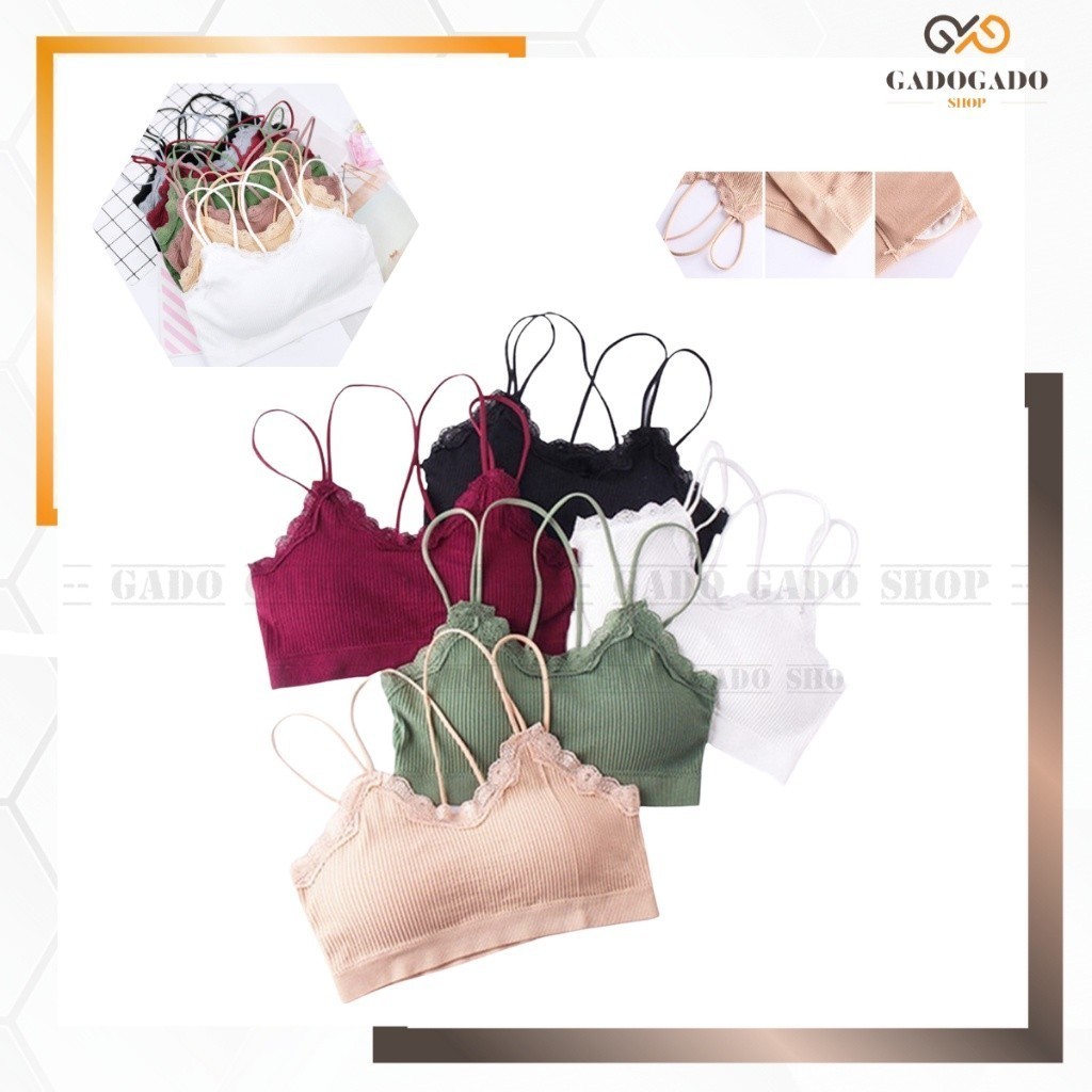 Jual GGS BRA 820 Pakaian Dalam Wanita Bra Tanpa Kawat Sport Bra Gym ...