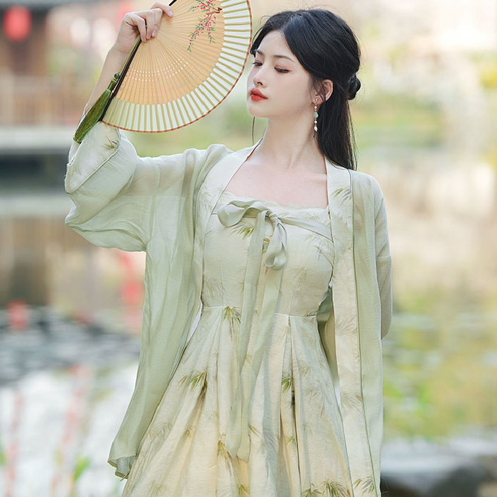 Jual Hanfu Gaun Gaya Tiongkok Terbaru Wanita Musim Panas Setelan ...