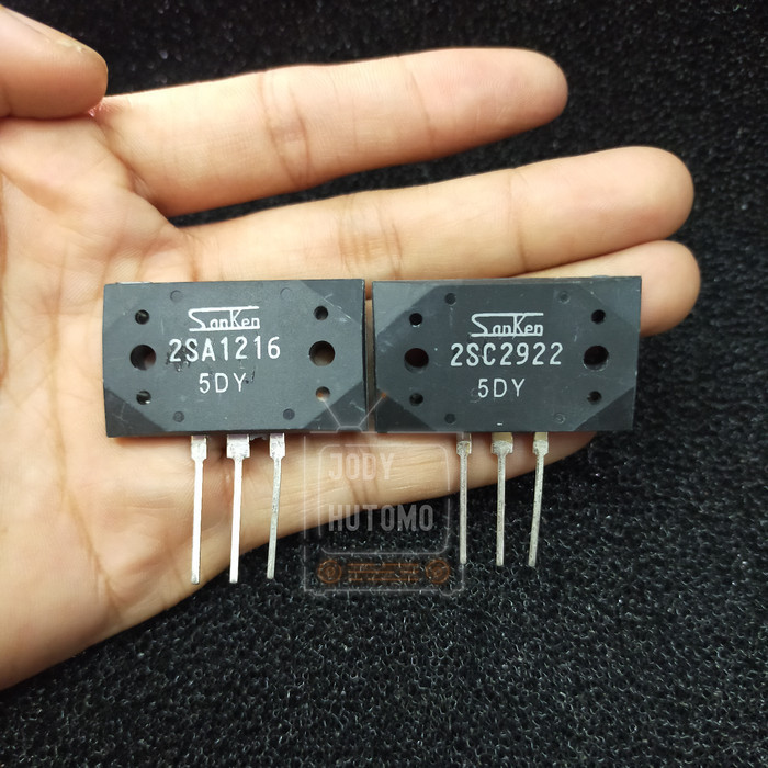 Jual TRANSISTOR FINAL SANKEN ORIGINAL 2SA1216 2SC2922 5DY TR SANKEN 5DY ...