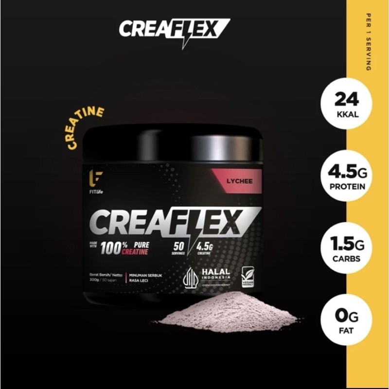 Jual Fitlife Creaflex Creatine Monohydrate Lychee Leci | Shopee Indonesia