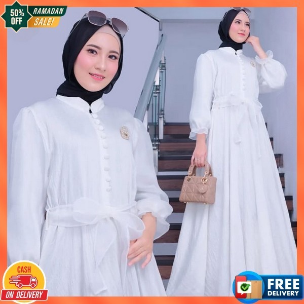 Jual Busana Gamis Cewek Cantik Gamies Gamiss Adem Gsmmis Gam8S Kerja ...