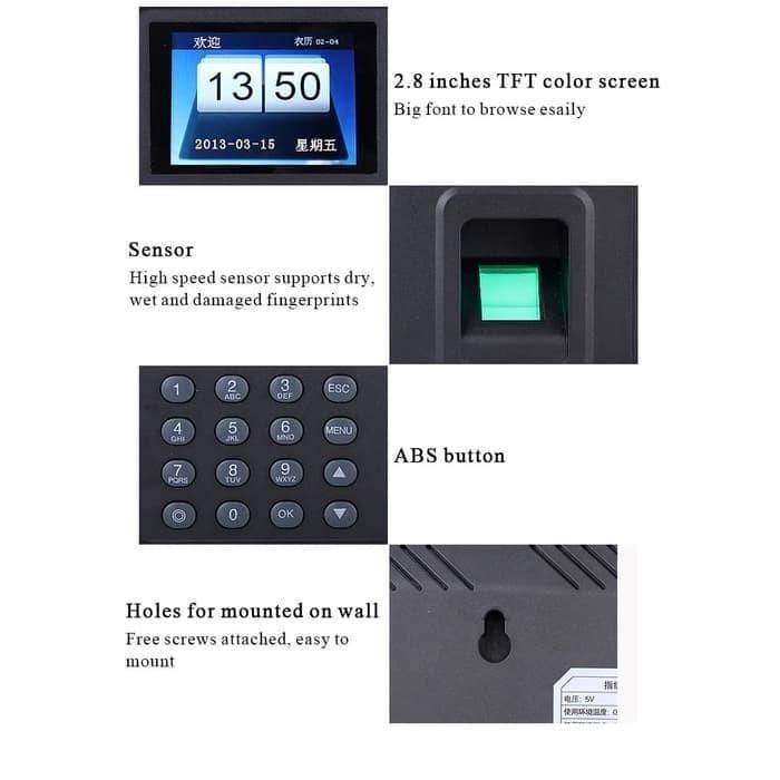 Jual Mesin Absen / Sidik Jari / Finger Print F01 - Bio Attendance System | Shopee Indonesia